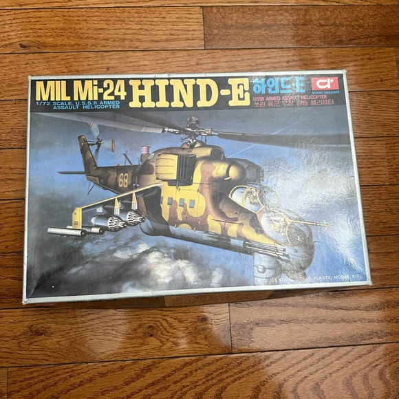 Accessories | Vintage 172 Scale Mil Mi24 Hinde Model Ussr Armed Assault ...